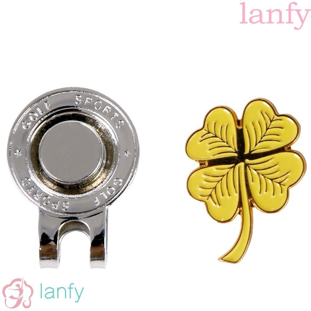 Lanfy Golf Ball Marker นูนโลหะ Golfer ของขวัญ Lucky Grass Ball Token ...