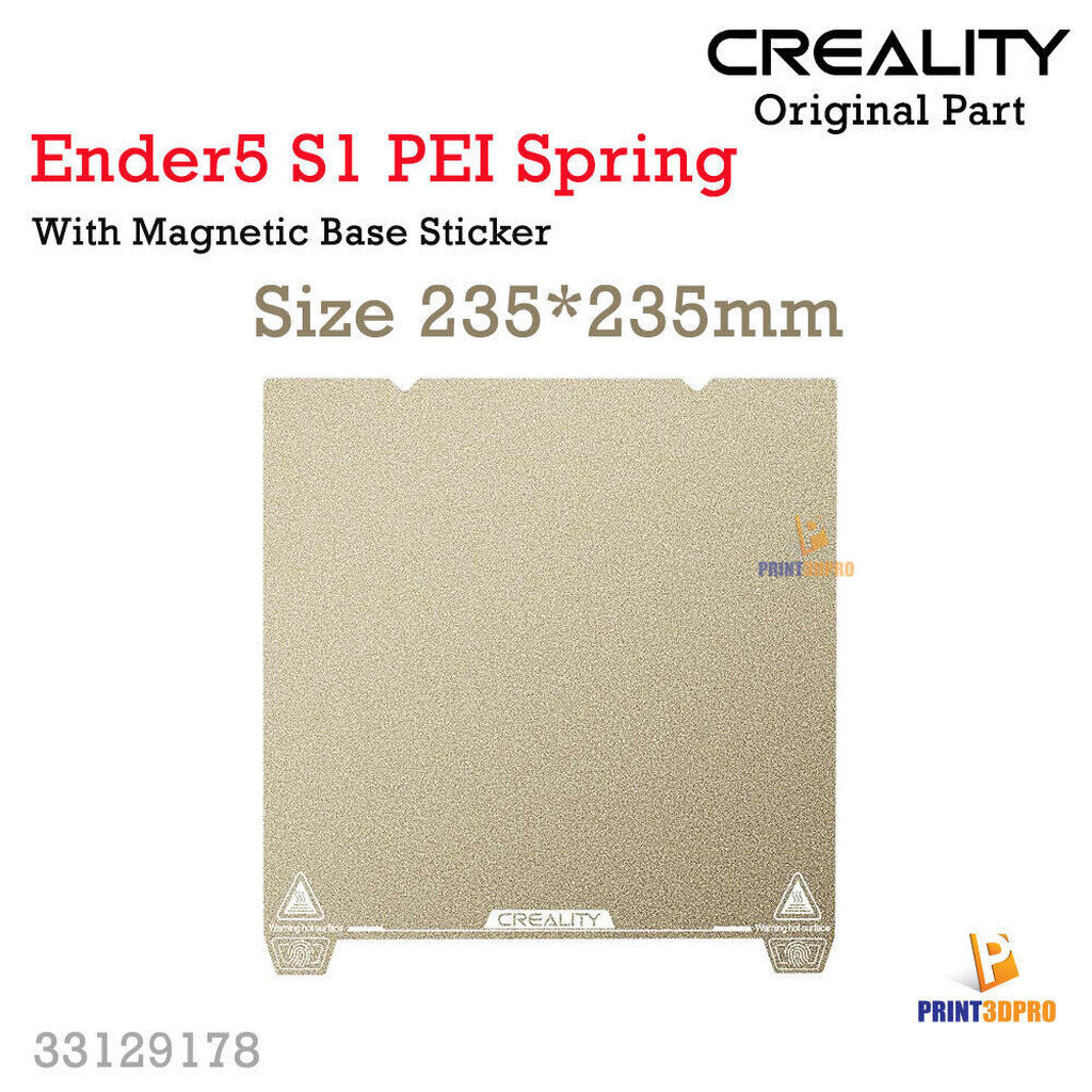 Creality Part PEI Spring Steel with Magnetic Base Sticker Size 235 ...