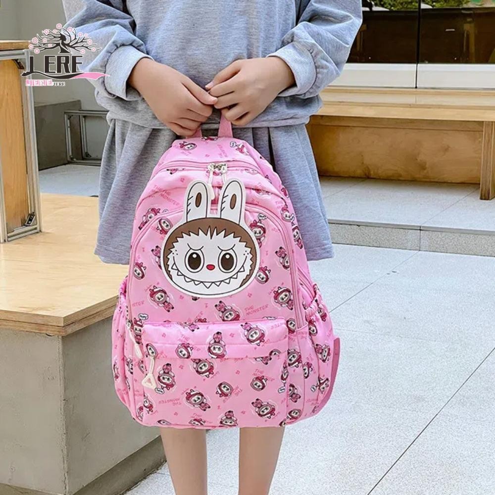 Jeremy1 Labubu Backpack, Nylon Full Color Labubu Daypack, ทนทานน้ําหนัก ...