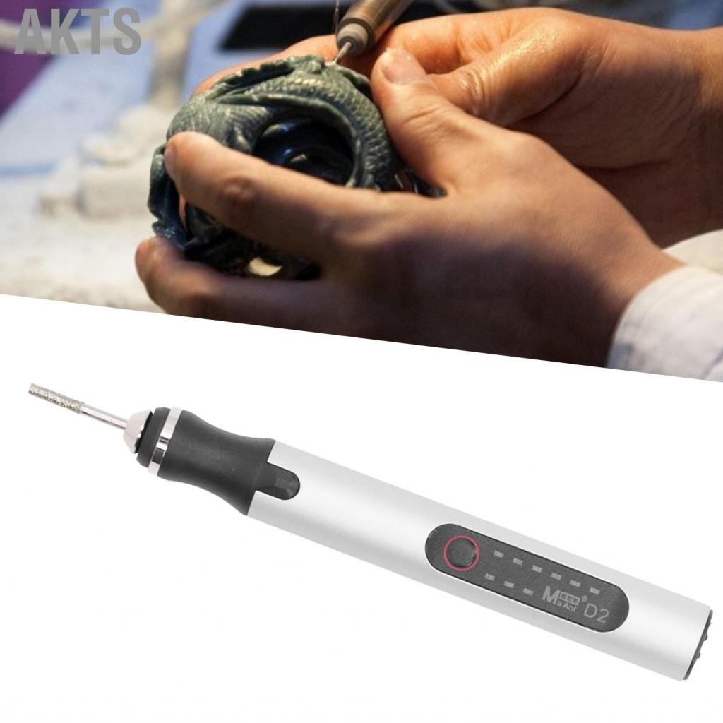 AKTS ไร้สายแกะสลักเครื่องมือแกะสลักปากกาไฟฟ้าที่ถูกต้องป้องกันความ ...