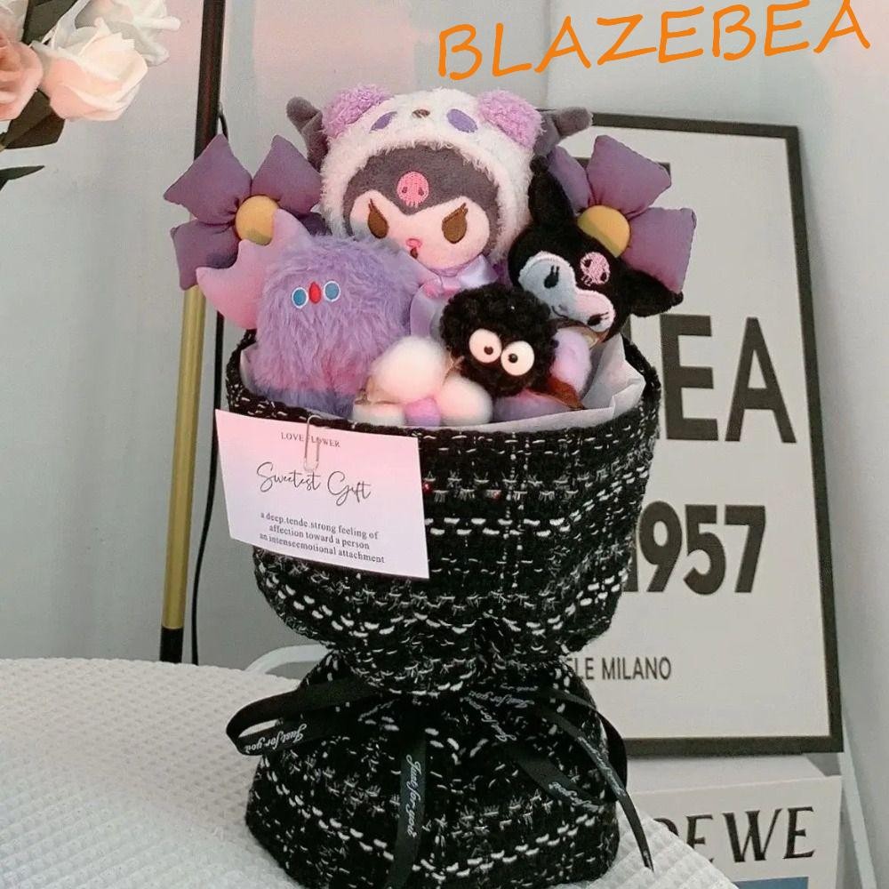 Blazebea Kuromi ตุ๊กตาช่อดอกไม้, Cinnamoroll Kuromi การ์ตูนช่อดอกไม้, Melody การ์ตูนสัตว์ตุ๊กตา ...