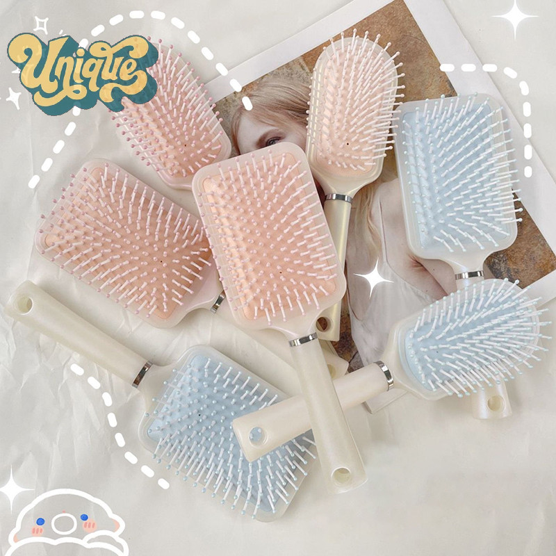 (Unique) น่ารัก Air Cushion Comb Girly Heart แบบพกพาหวี Girl Ins ...
