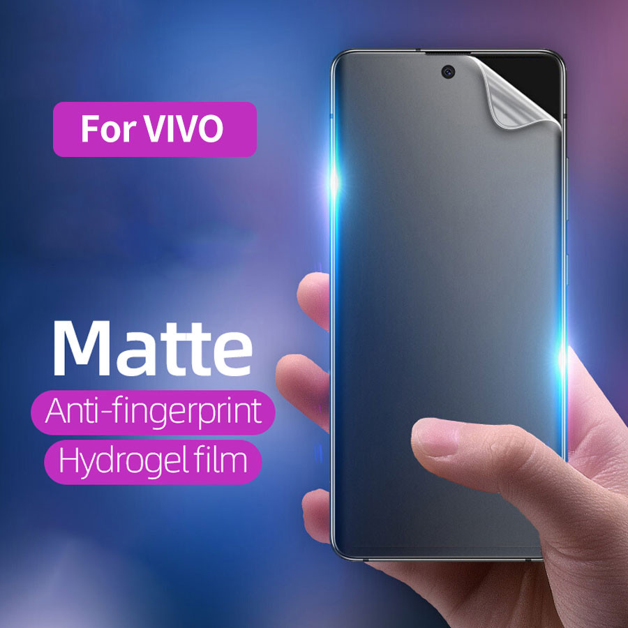 ฟิล์มไฮโดรเจลนิ่ม กันรอยหน้าจอ เนื้อแมตต์ สําหรับ Vivo V50 V40 V30 V29 V27 V25 V23 V21 V20 se ...
