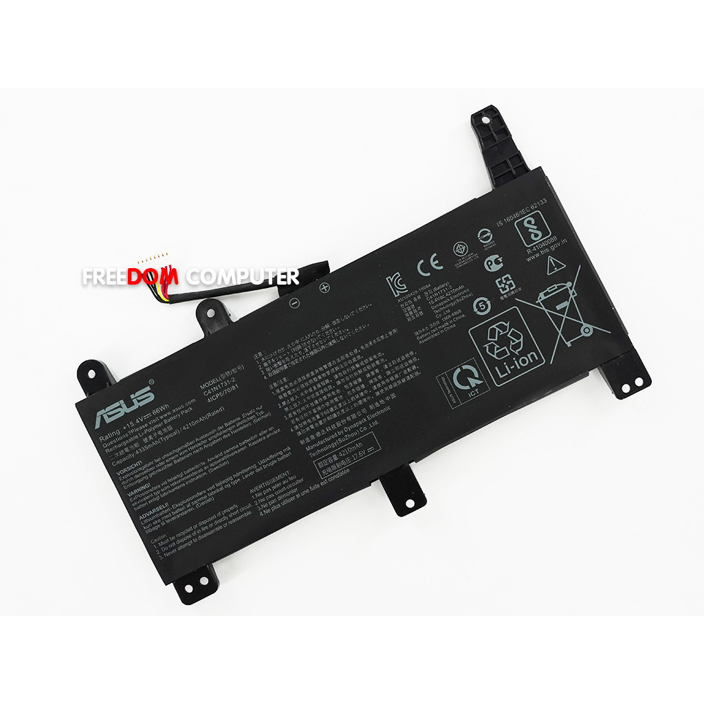 แบตเตอรี่โน๊ตบุ๊ค (แท้) C41N1731-2 ASUS ROG Strix G515GV, G515GW ...