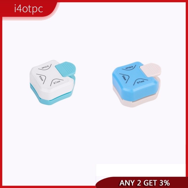 I4otpc 3 Way มุม Rounder Punch, 3 In 1 4 มม., 7 มม., 10 มม.เครื่องตัดมุมสําหรับงานฝีมือกระดาษ ...