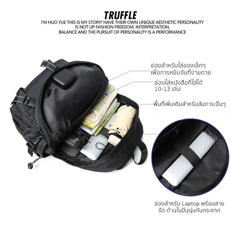 Truffle Backpack V.3 2024 กระเป๋าสำหรับ Macbook Pro 14-16", Macbook Air ...