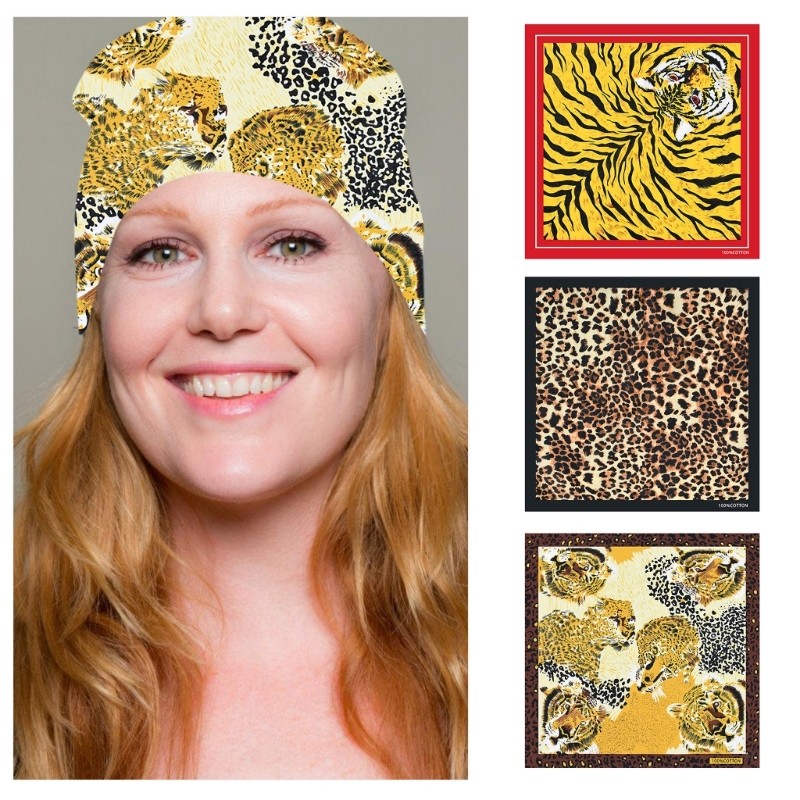 Estone 21 Head Wrap Rapper Head Scarf Hair Bandana Smooth Turbans Beast ...