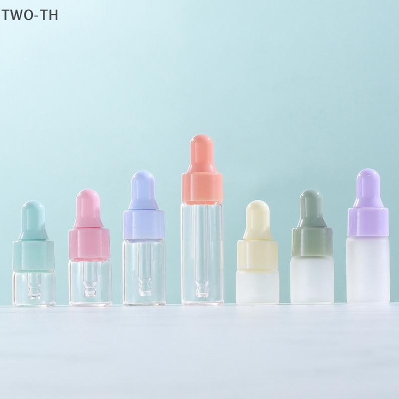 Two-th 7PCS แบบพกพารีฟิล Mini Dropper ขวดชุด 1/2/3/5ml ที่ว่างเปล่า ...