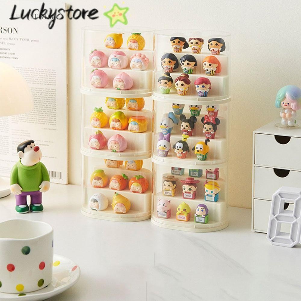 ตู้โชว์กล่อง LUCKY Pop Mart, กล่องเก็บของ DIY จอแสดงผลตัวเลข Pop Mart ...