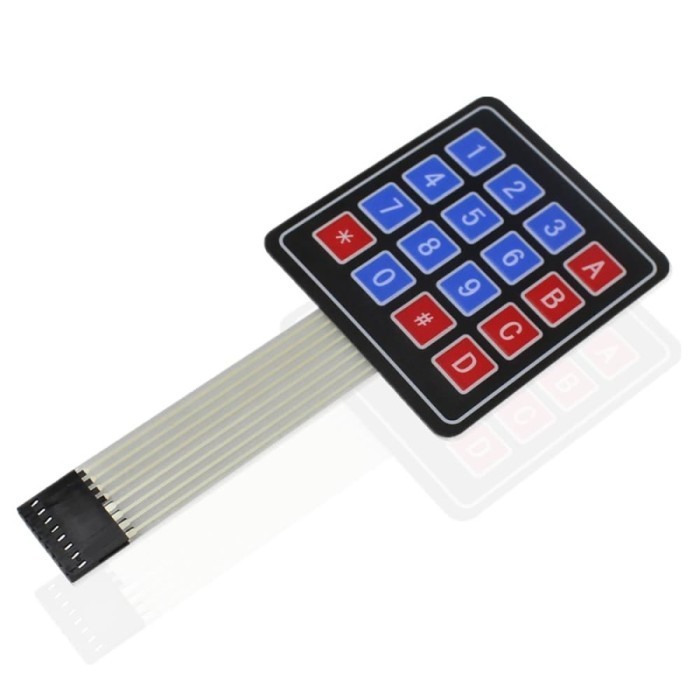 Or99 Membrane Keypad 4x4 Matrix Arduino 4 x 4 Input Membrane Key Pad ...