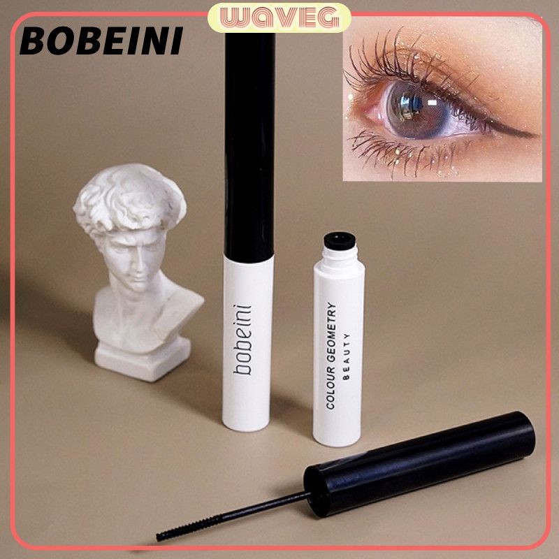 Bobeini มาสคาร่ากันน้ำแบบม้วนยาว หัวแปรงเรียวเล็กพิเศษ ติดทนนาน อุปกรณ์ ...