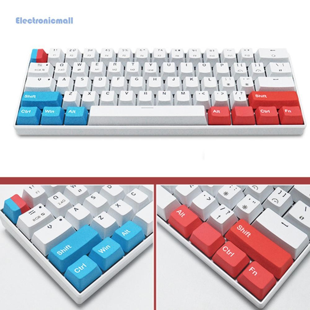 10 ชิ้นคีย์บอร์ด Keycaps Doubleshot CMYK Keyset OEM Profile สําหรับ ...