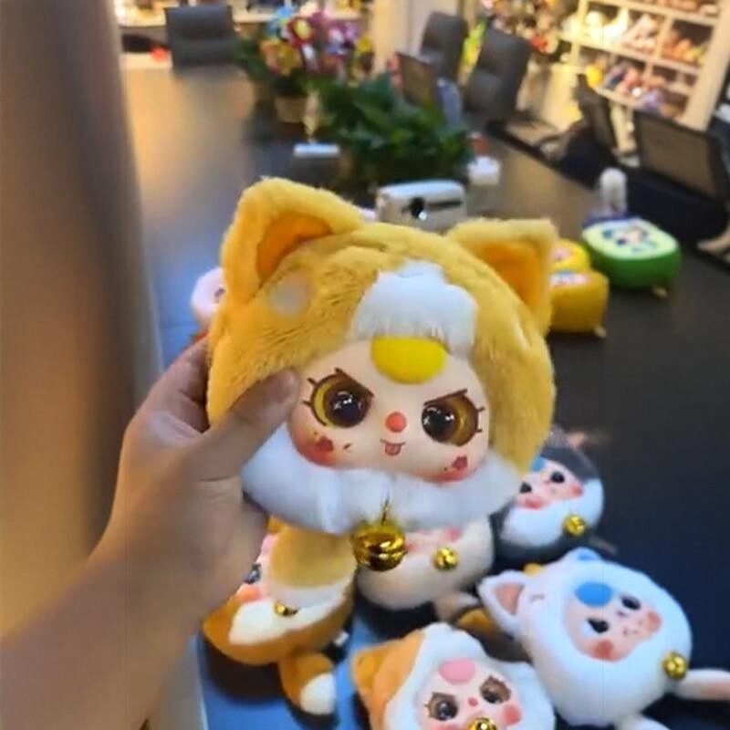 Baby Three Lucky Cat Zipper Bag Series Plush Blind Box | Shopee Thailand