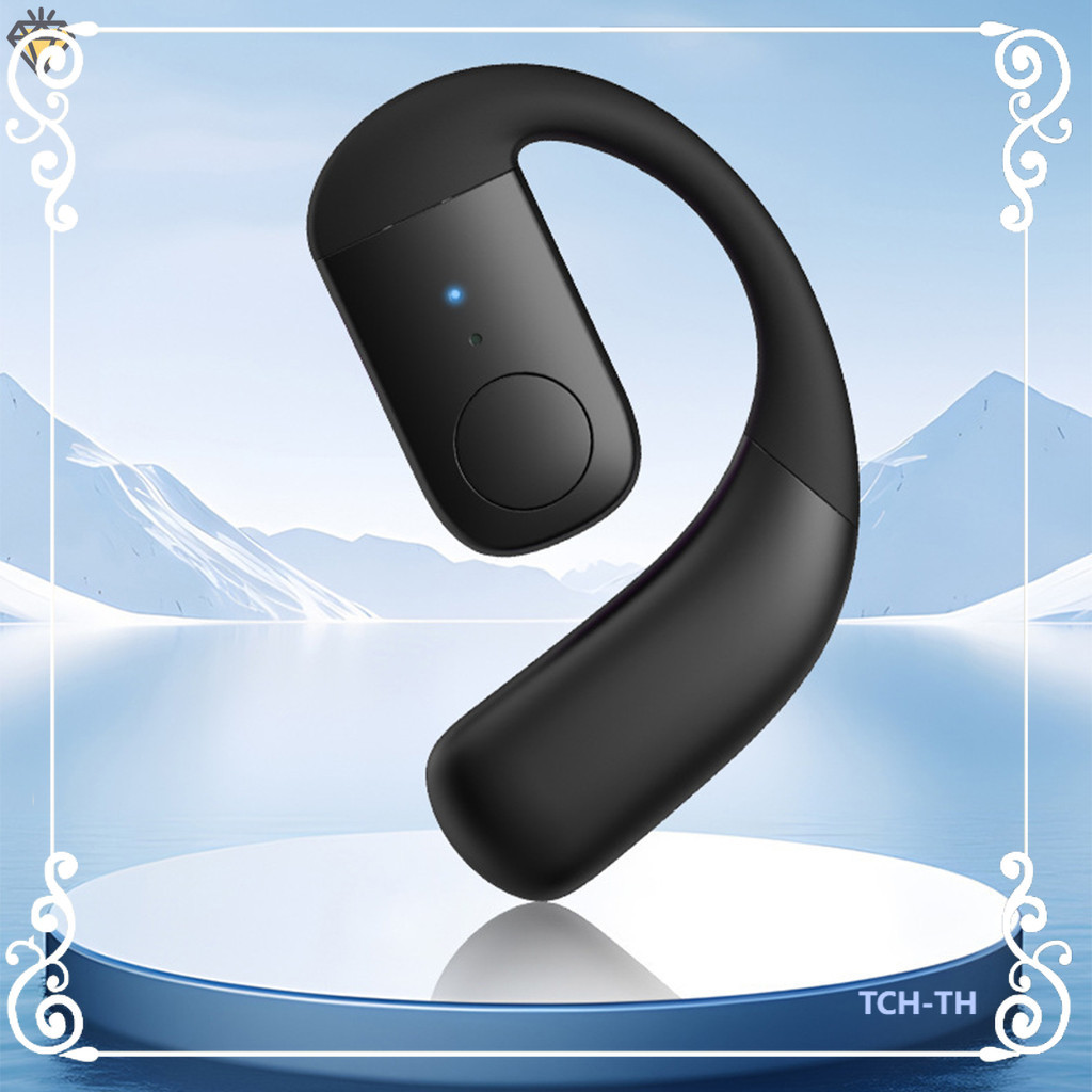 หูฟังไร้สาย ชุดหูฟังเปิดหู Air Conduction 180°หูฟังแบบปรับได้พร้อมเวลา ...