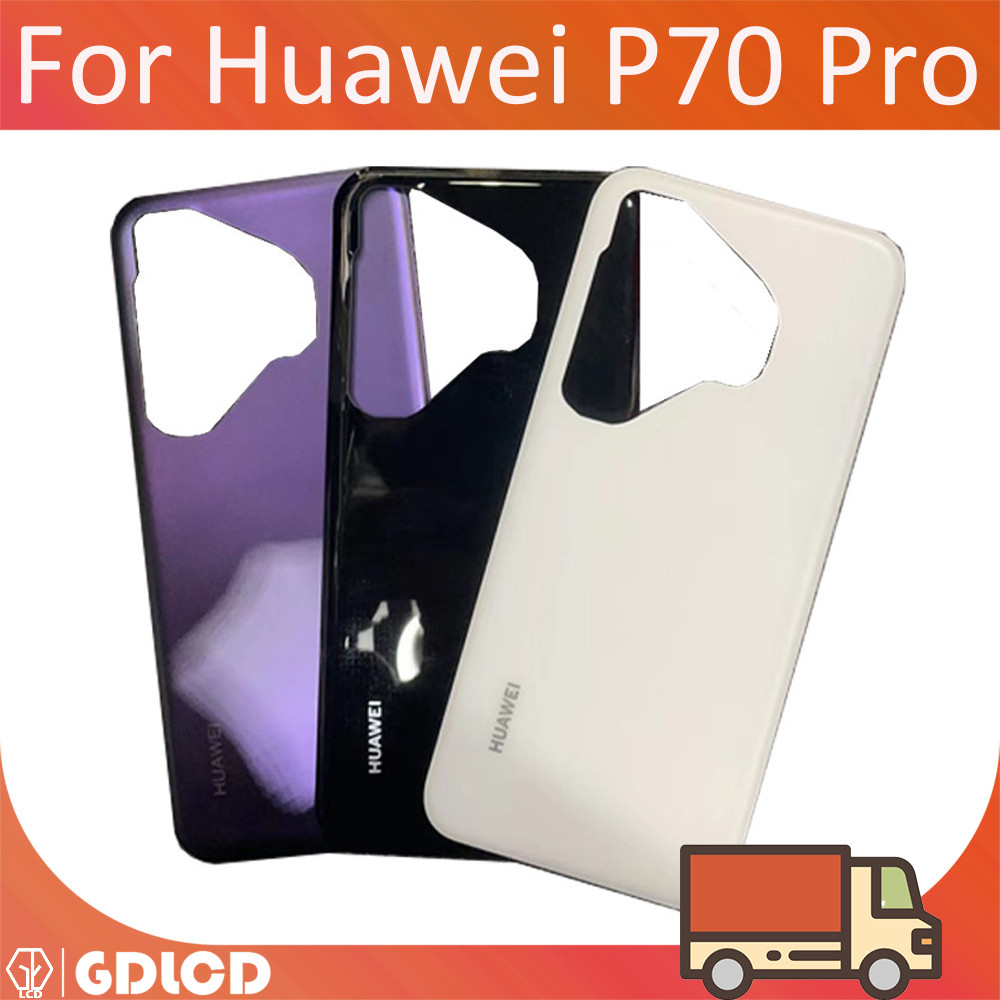สําหรับ Huawei P70 Pro ฝาหลังแบตเตอรี่เคสประตูด้านหลังอะไหล่ซ่อม ...