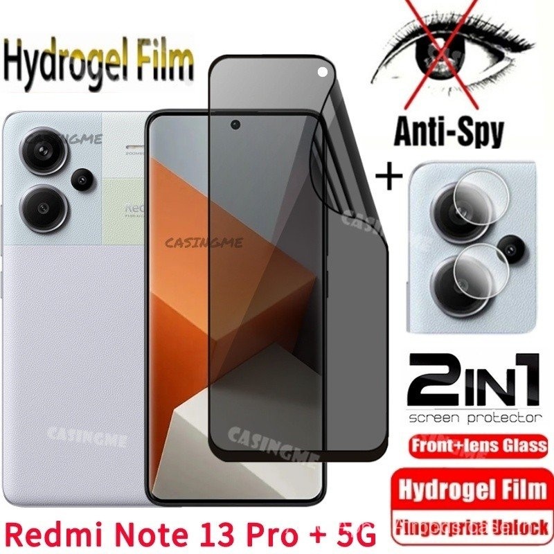 Redmi Note13Pro 5G Soft Privacy hydrogel ฟิล์ม Anti-Spy คลุมทั้งหมด ...