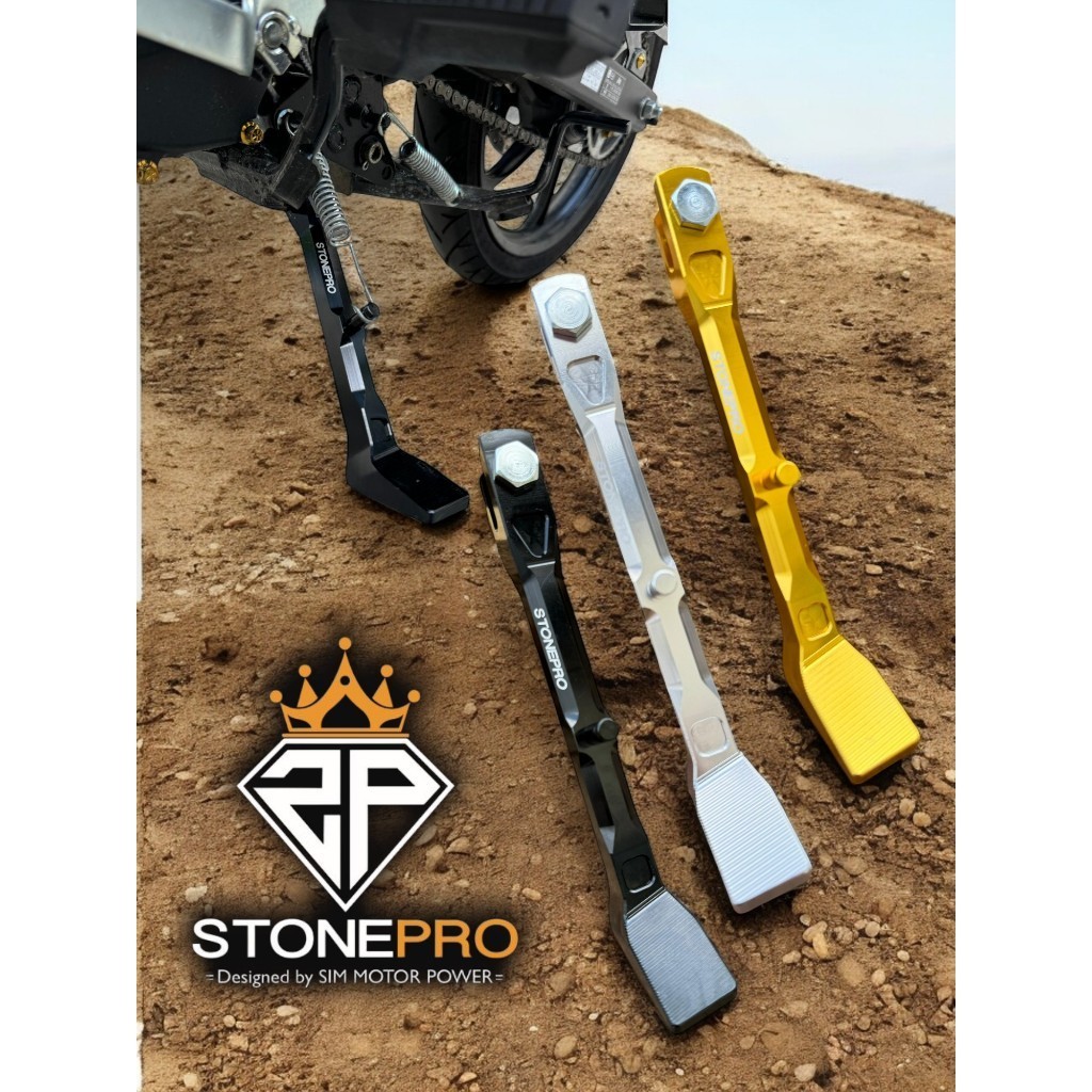 Stonepro CNC PRO SIDE STAND Y15 Y16 LC135V1-V8 Y125 (TONNGKAT) | Shopee ...
