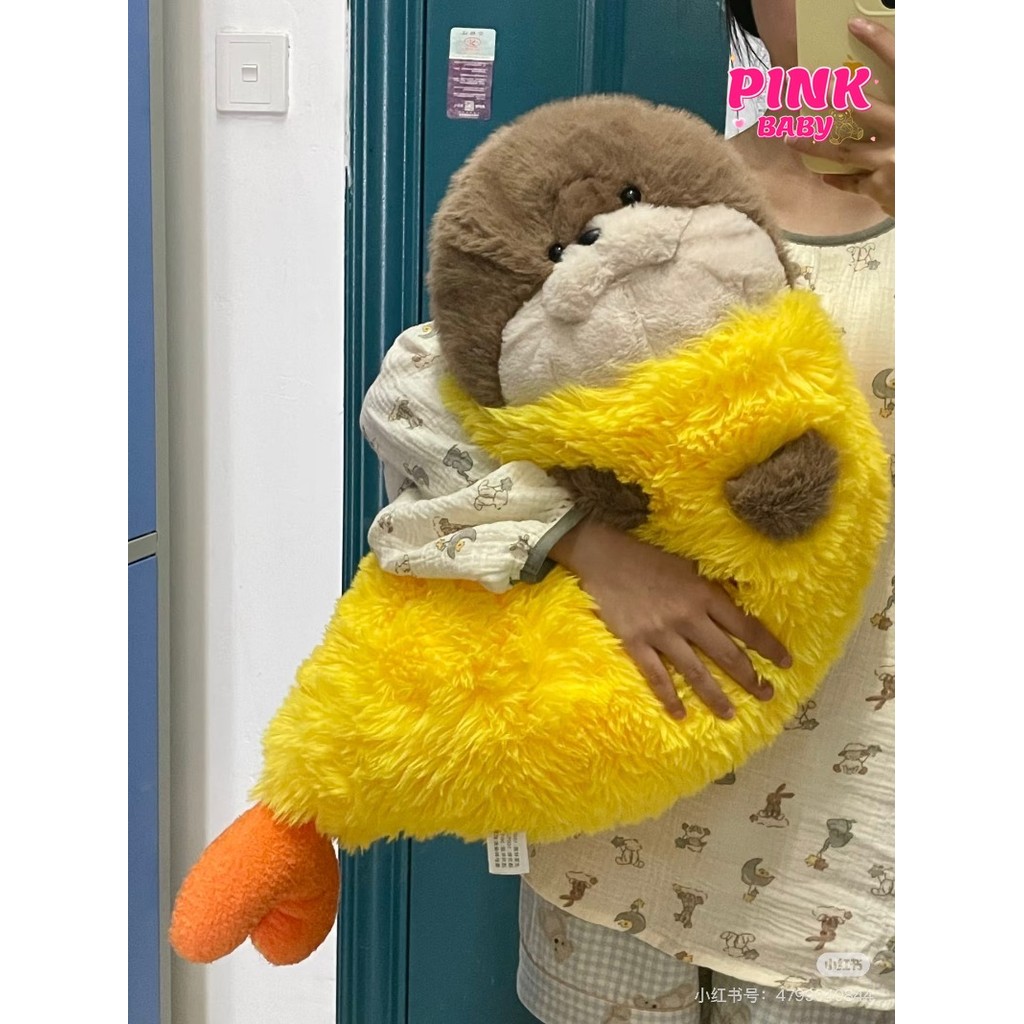 Duoai Tempura กุ้งทอด Otter Bear ตุ๊กตา Plush Fluffy Super Soft Seal ...