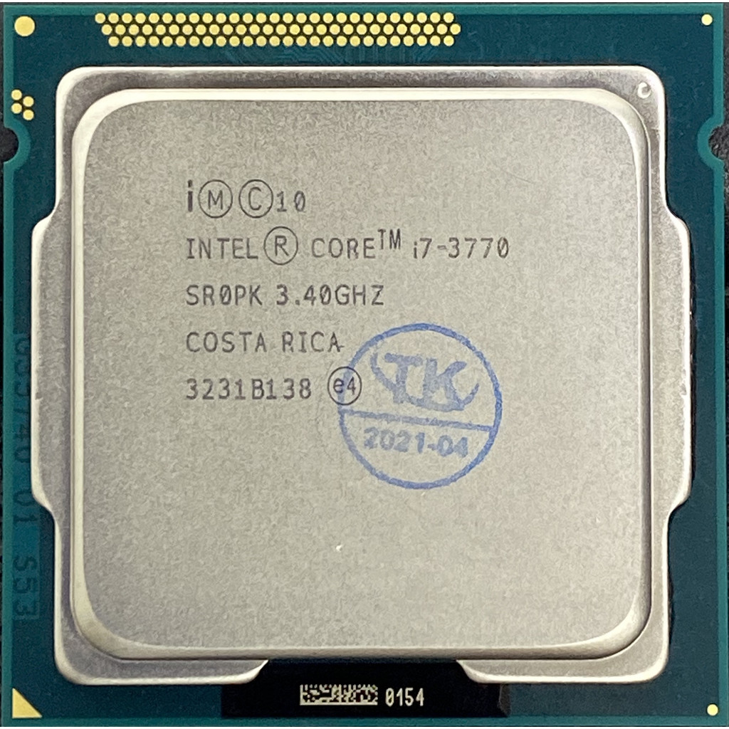 I7 2600 2600S 2600K 2700K 3770K 3770S 3770T 1155 Pin Quad Core CPU ...