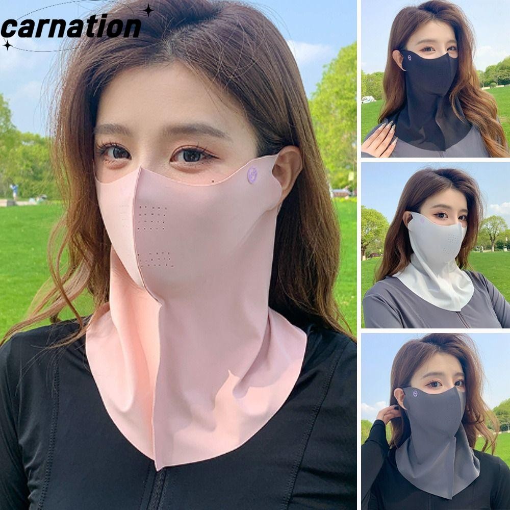 CARNATION ผ้าไหมน้ำแข็ง ครีมกันแดดรังสีUVและกันเหงื่อ พร้อมFace Shield ...