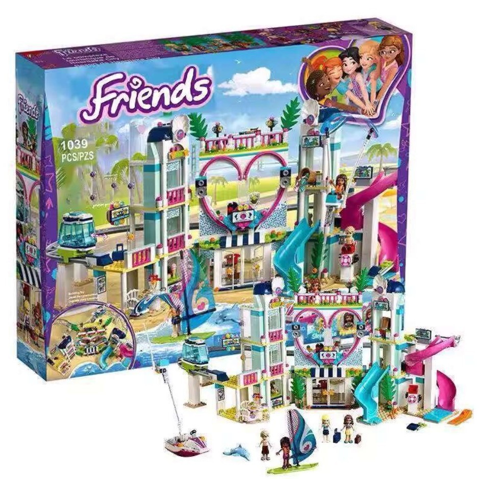 Chamaa เลโก้เฟรน Friends No3018 สานน้ำหัวใจ โมเดล ตัวต่อ เลโก้จีน ...