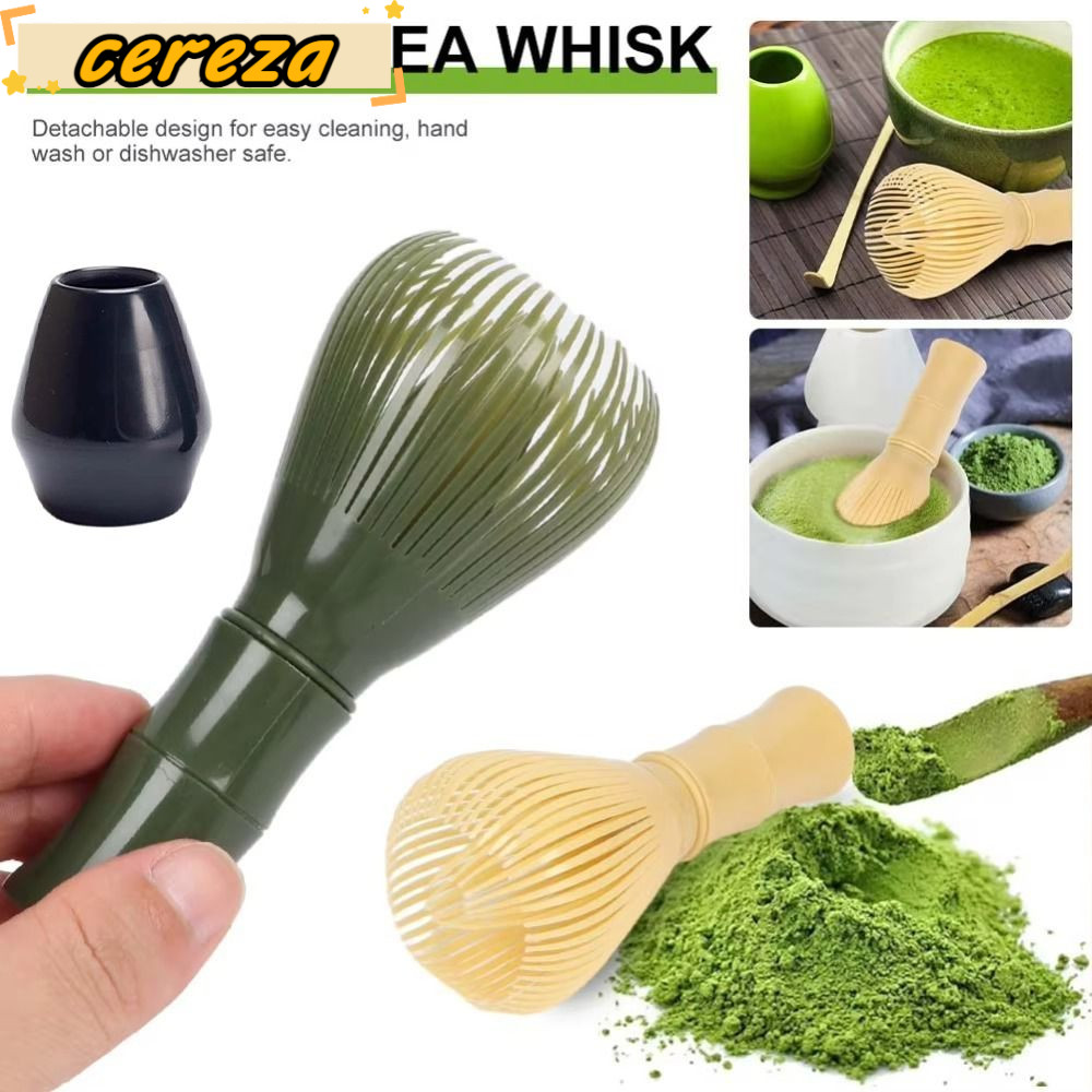 CEREZA Matcha Whisk,เรซิ่นพร้อมผู้ถือปัดผงชาเขียวปัด, Tranditionalแบบ ...