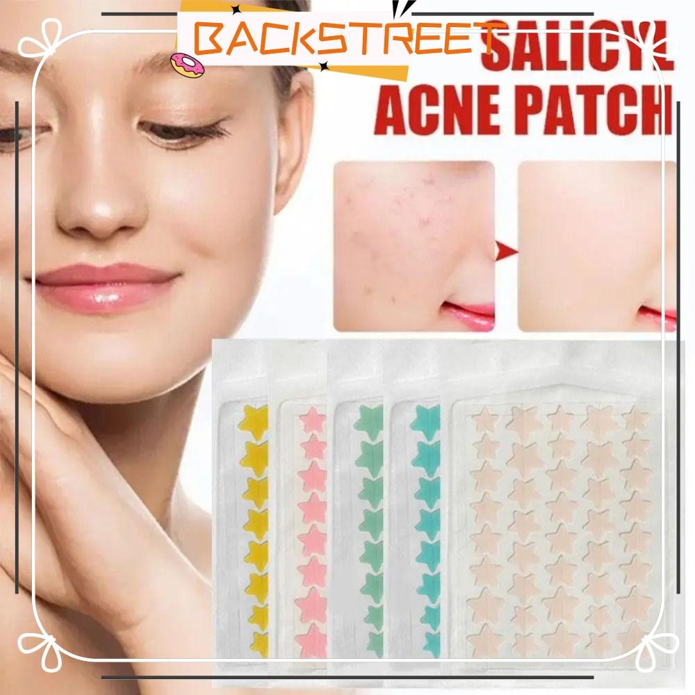 BACKSTAGE 40 ชิ้น/แผ่นสิวแพทช์,ที่มีสีสันน่ารัก Star Shaped Pimple ...