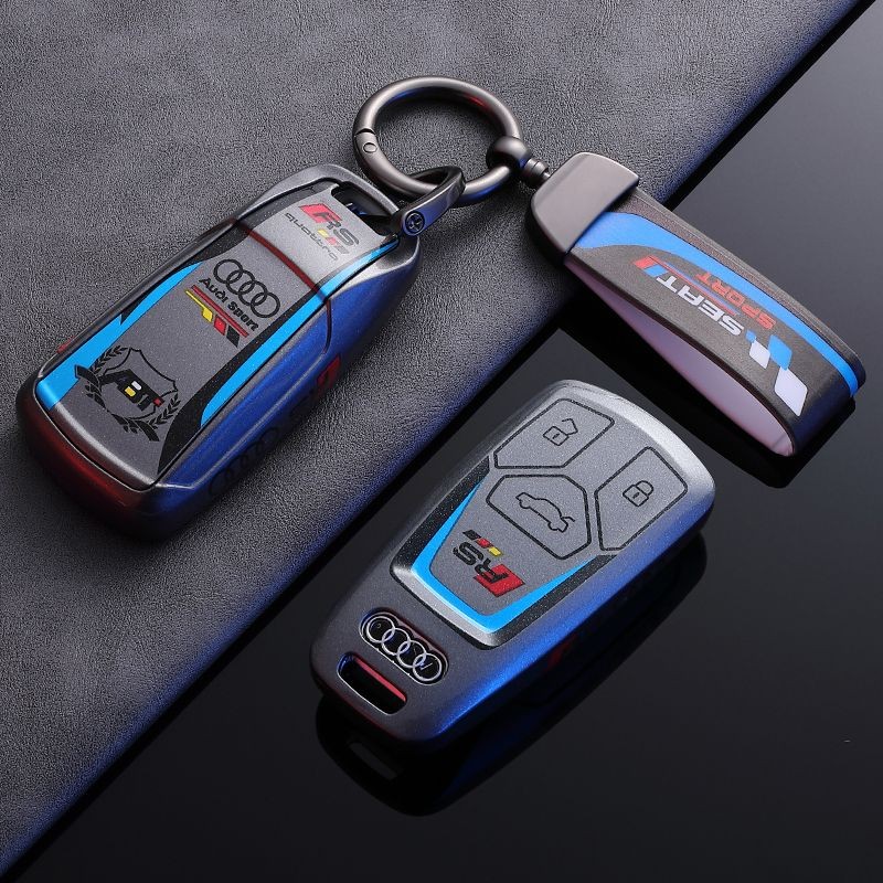 ฝาครอบกุญแจรถ Audi TPU เหมาะสําหรับ A4/Q5/A5/A6/Q2/A3/Q4/Q7/S4/A7 ...