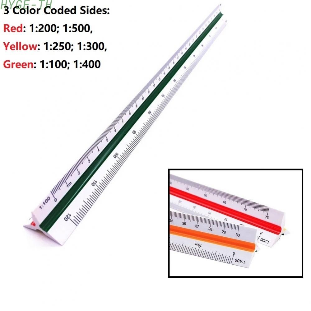 [HYGETH]Triangular Metric Scale Ruler 30cm Length for Accurate ...