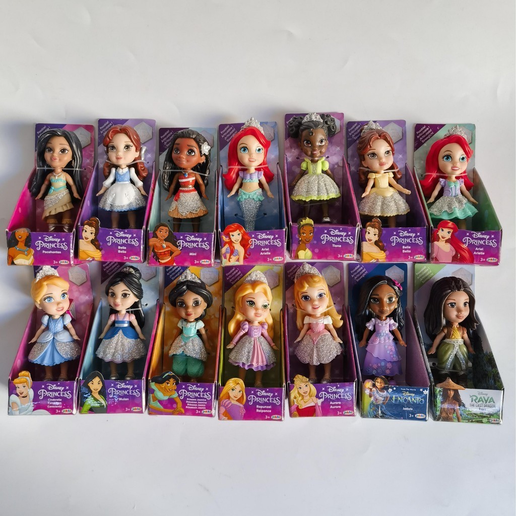 Disney MINI DISNEY 100 Princess Series MINI Doll ตุ๊กตา Frozen Moana ...