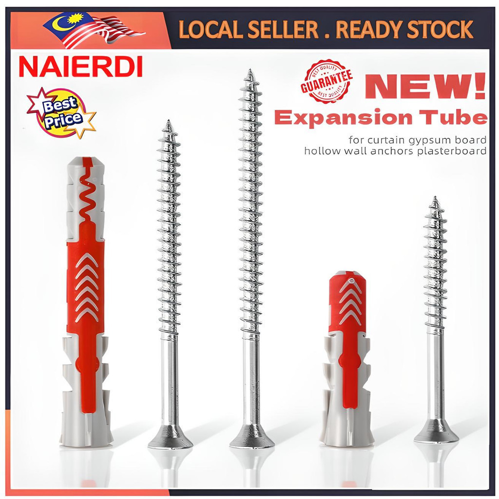 Fischer DUOPOWER 8 x 65 S Wall Plug Fasteners ไนลอนความเร็วเล็บสกรู ...