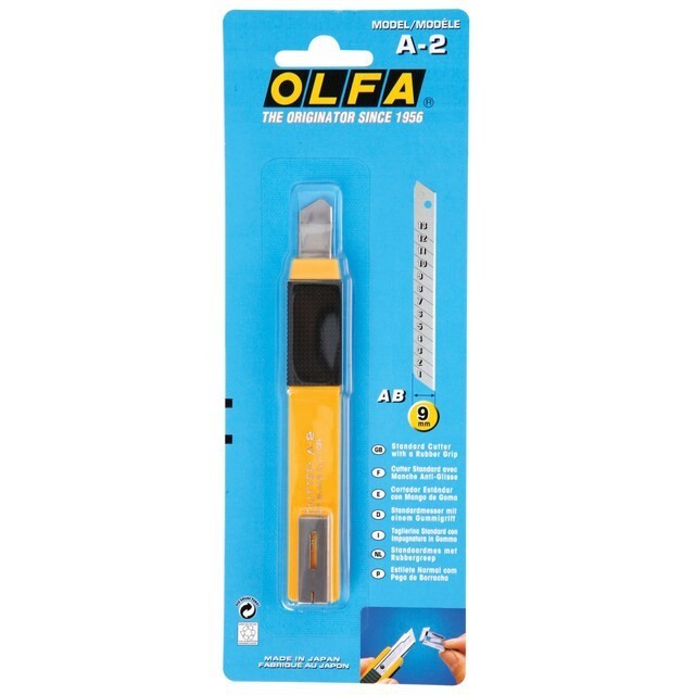 มีดคัตเตอร์ (KTS)คัตเตอร์ OLFA รุ่น A-2 รองรับใบมีดขนาดมาตรฐาน : 9 มม. | Shopee Thailand