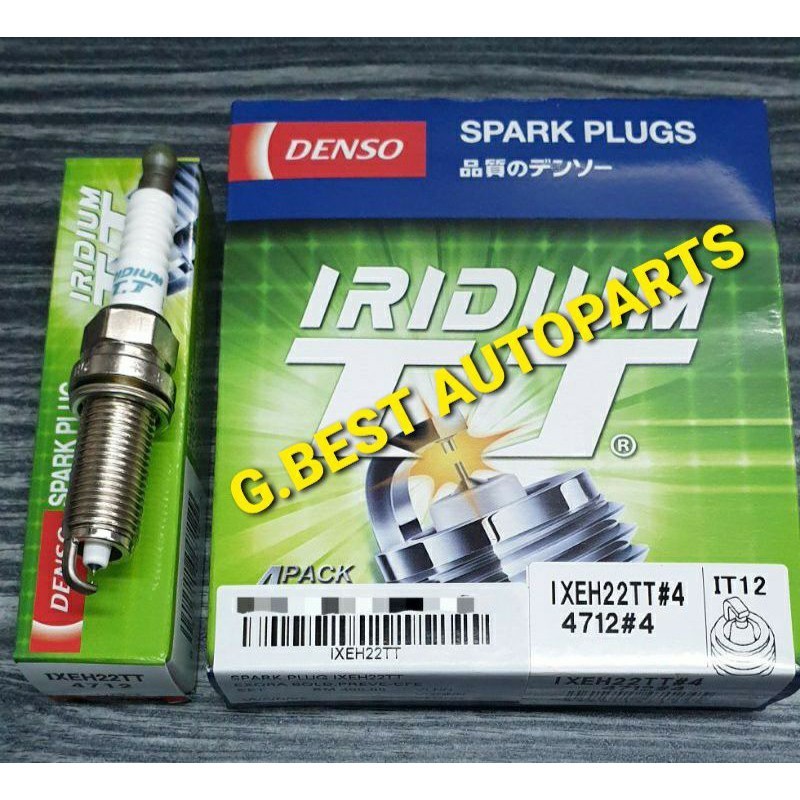 New Denso IRIDIUM TT SPARK PLUG IXEH22TT EXORA BOLD PREVE CFE LIVINA ...
