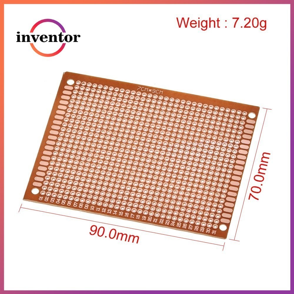 10pcs 7x9 7*9 ซม.ต้นแบบด้านเดียว PCB Breadboard Universal Board ทดลอง ...