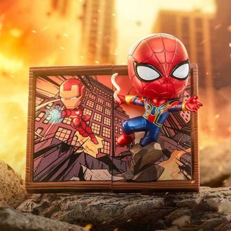 POPMART Popmart Marvel Photo Frame Series Blind Box Iron Man Spider Man ...