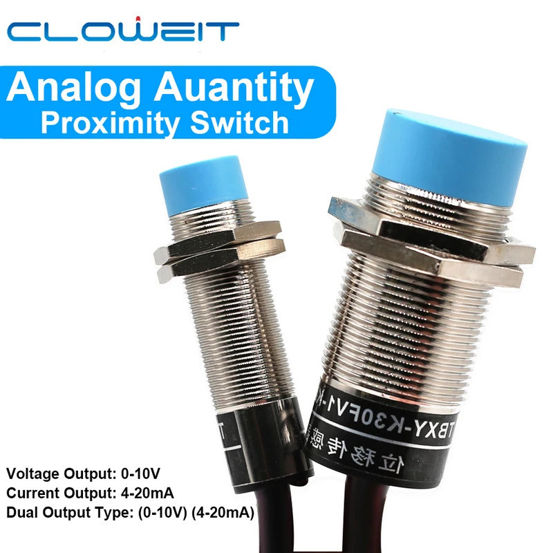 M18 Analog Proximity สวิทช์ M12 M30 Linear Displacement Sensor เอาต์พุต ...