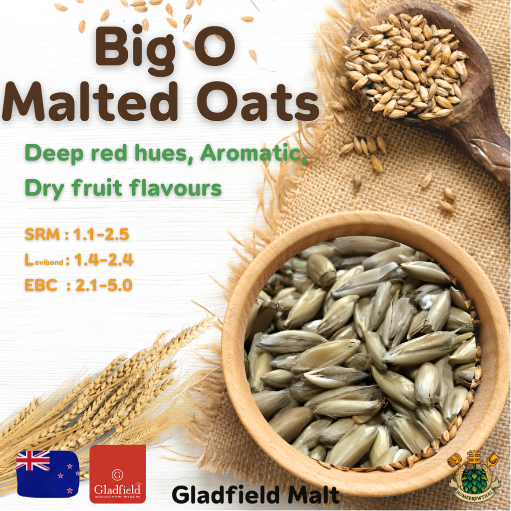 Big O - Malted Oats/Oat Malt (Gladfield) | Shopee Thailand