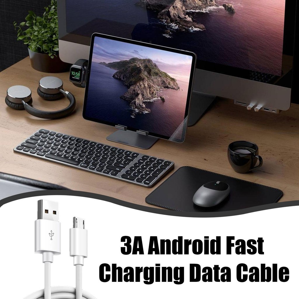 Fast Charging สาย USB B 3A Fast Speed Charger สายไฟ 480 Mbps Transfer ...