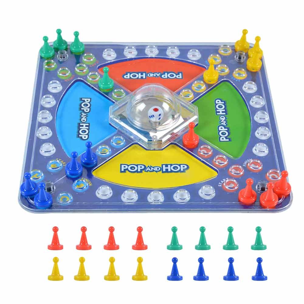Frustration Game-Hop And Pop Kids Family Frustration Board Game Ludo ...