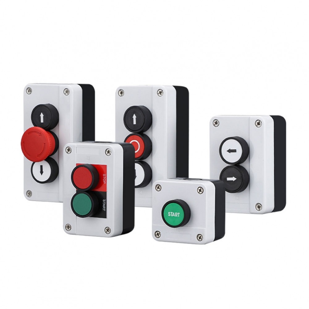 Power Control Box High Safety Switch M20 Knockout Hole For Industrial ...