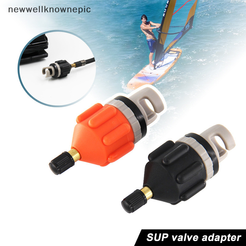 Newwellknownepic SUP Paddleboard หัวฉีดอากาศ Kayak Air Valve อะแดปเตอร์ ...