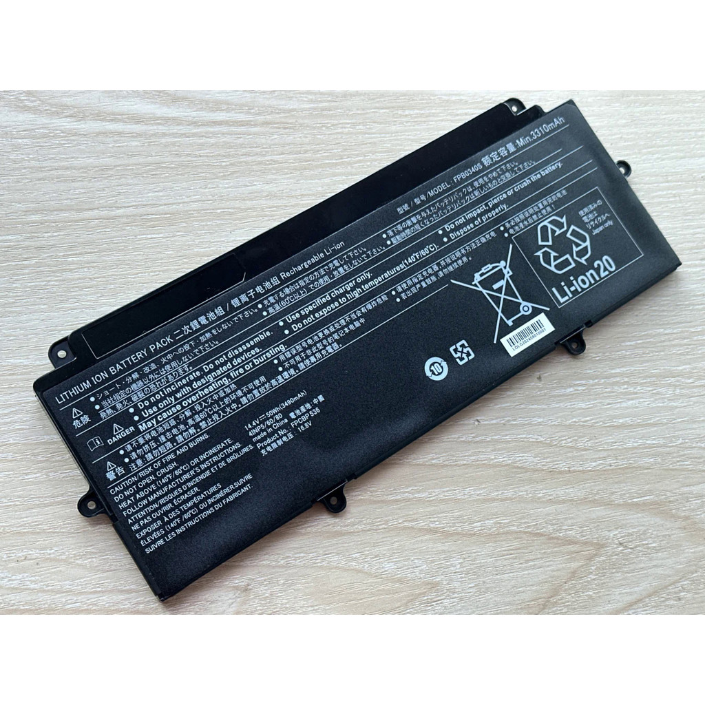 New FPCBP536 FPB0340S แบตเตอรี่แล็ปท็อป For Fujitsu LifeBook U937 U938 ...