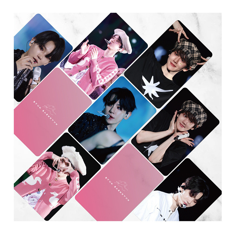 มาใหม่ 55 สินค้า Baekhyun Laser Photocards High-Definition EXO สมาชิก ...