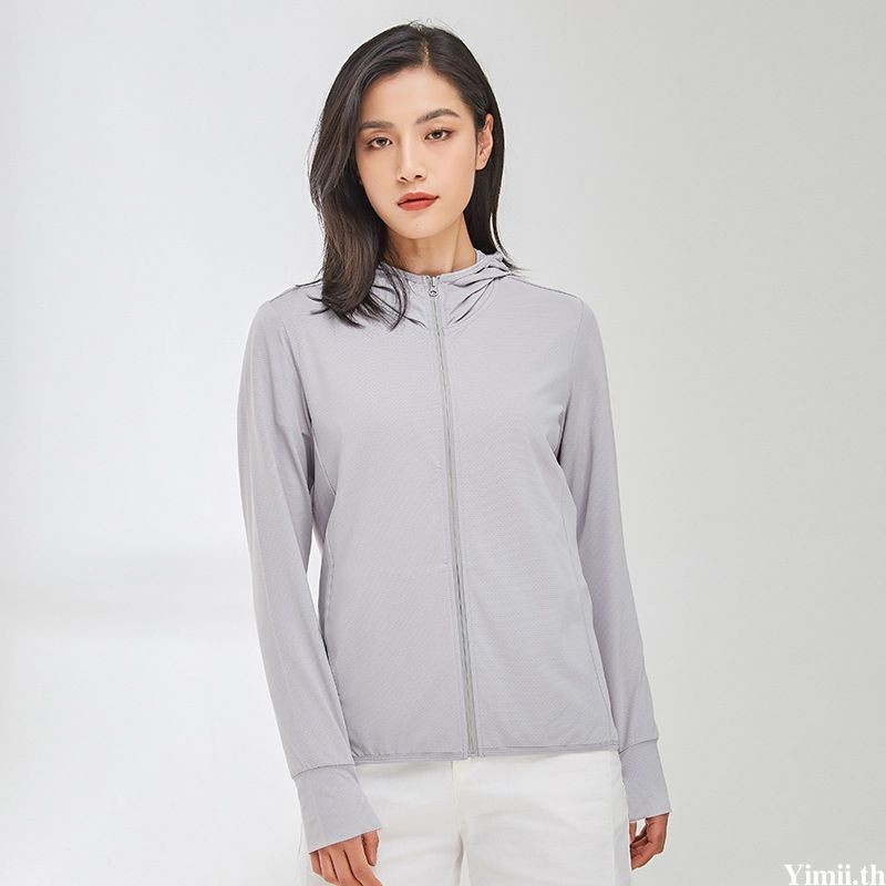 Yimii.th 】 ชุดป้องกันแสงแดดบางเฉียบ เสื้อระบายอากาศ Unisex ชุดป้องกัน ...