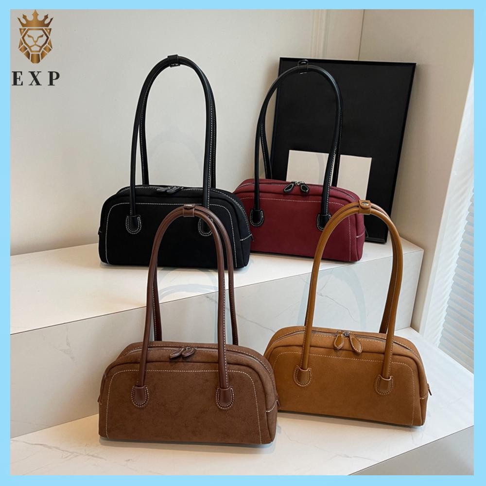 [explosion1.th] กระเป๋าสะพายไหล่สําหรับผู้หญิงหลายกระเป๋ากระเป๋าใต้วงแขนกระเป๋าถือหนังนิ่ม Faux ...