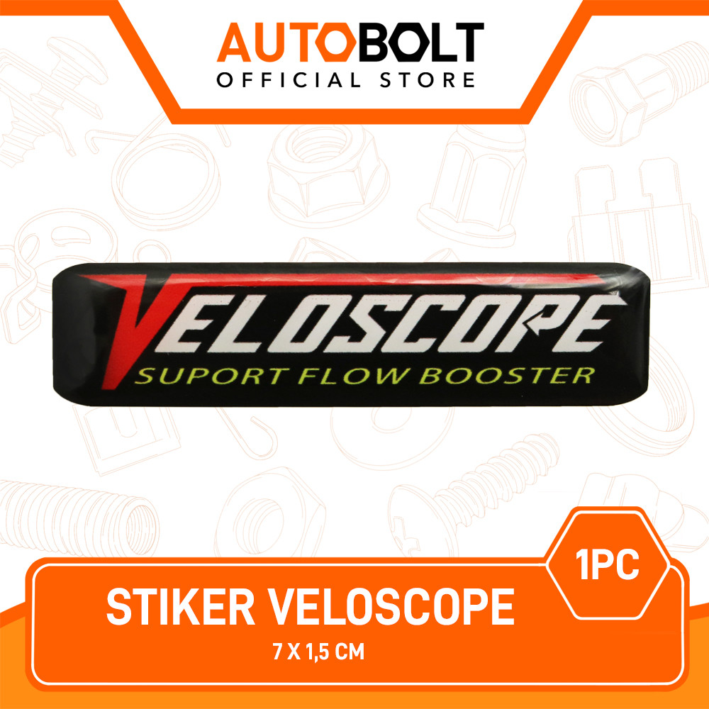 สติกเกอร์ Veloscope นูน 1.5x7 Cm Senti เมตร 1.5 x 7 Velscope 3D เรซิ่นก ...