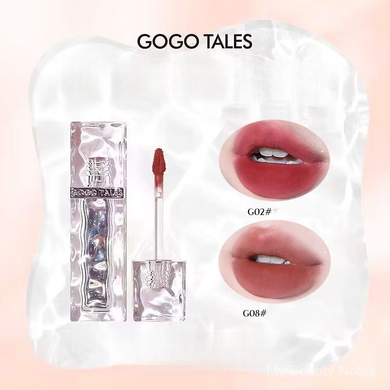 GOGO TALES Twilight Mist Lip Lacquer Ice Cube Lip Mud Matte Finish ...
