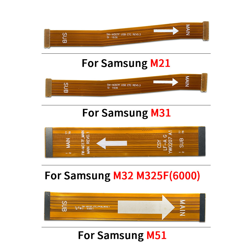 แพรต่อจอ (Board Flex) สําหรับ Samsung M21 M31 M32 M51 เมนบอร์ดเชื่อมต่อ ...