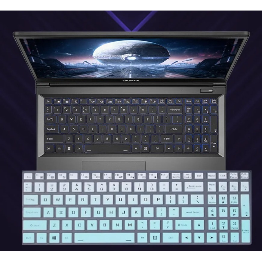 แป้นพิมพ์ซิลิโคน Protector ผิวสําหรับ MACHENIKE T58-V T58-VA T58-VB T58 V แล็ปท็อปสําหรับเล่นเกม ...