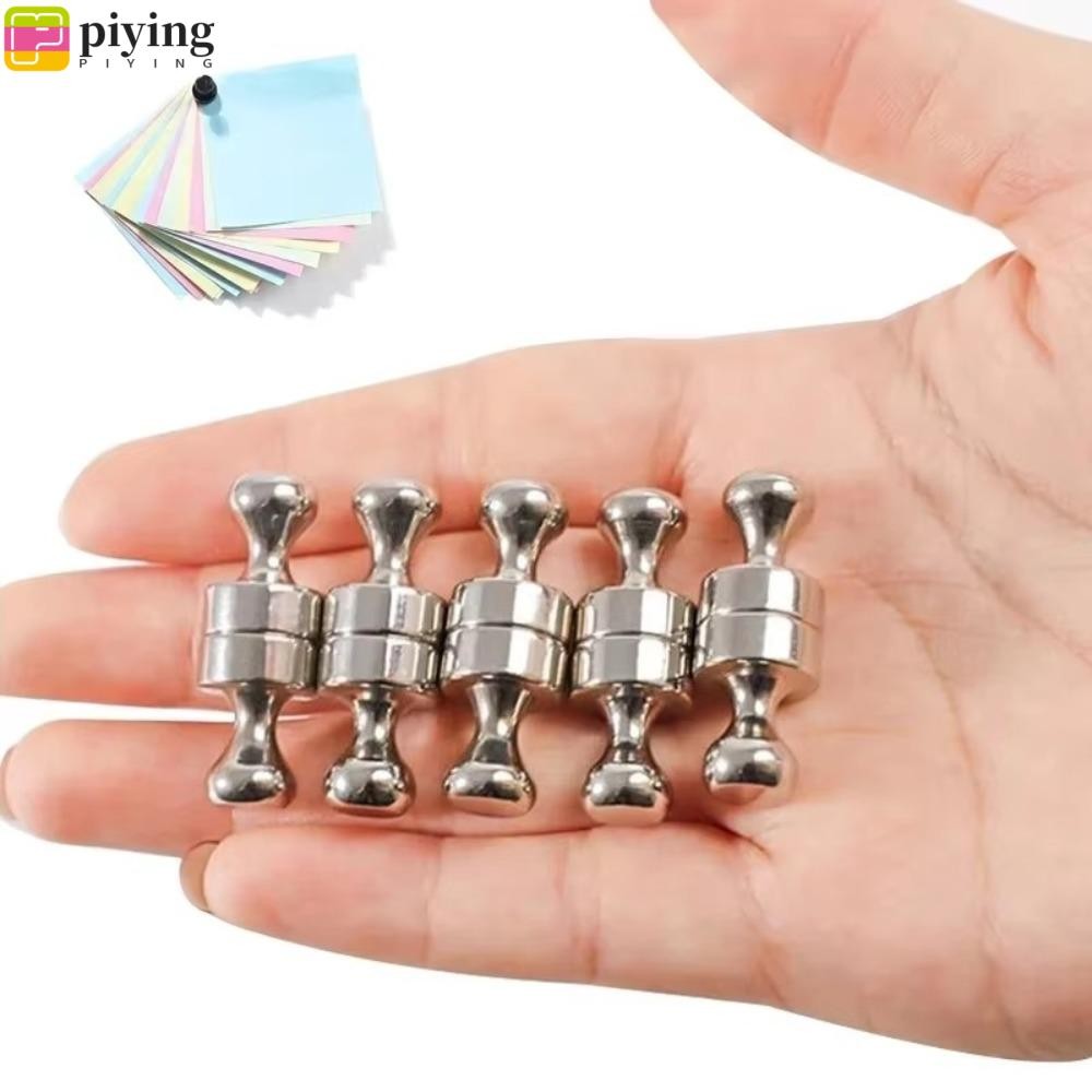 PIYING 10 ชิ้น Magnetic Pushpins, แบบพกพา DIY ตะขอแม่เหล็ก, ของขวัญ ...